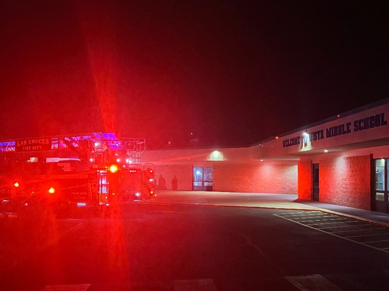 Vista Middle School Structure Fire | Zia Country 99.5 | Southern New ...