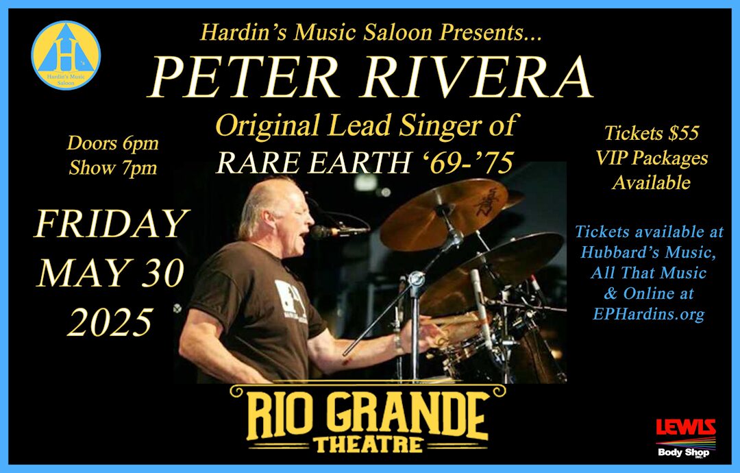 Hardin's Music Saloon Presents Peter Rivera! | Zia Country 99.5 ...