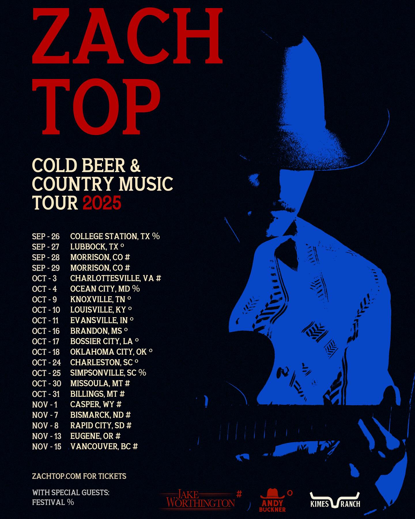 Zach Top Announces New Tour for 2025 | Zia Country 99.5 | Southern New ...